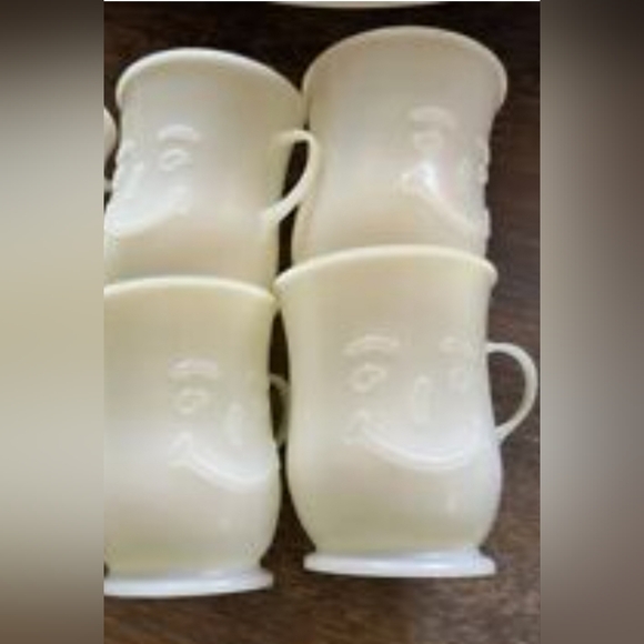Kool-Aid | Dining | Set 4 Cool Aid Vintage Cups Koolaid White Plastic ...